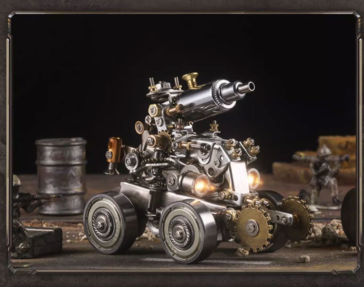 Mechanical Tank Cannon Alloy Armor Series Blind Box Hand-made DIY Metal ...
