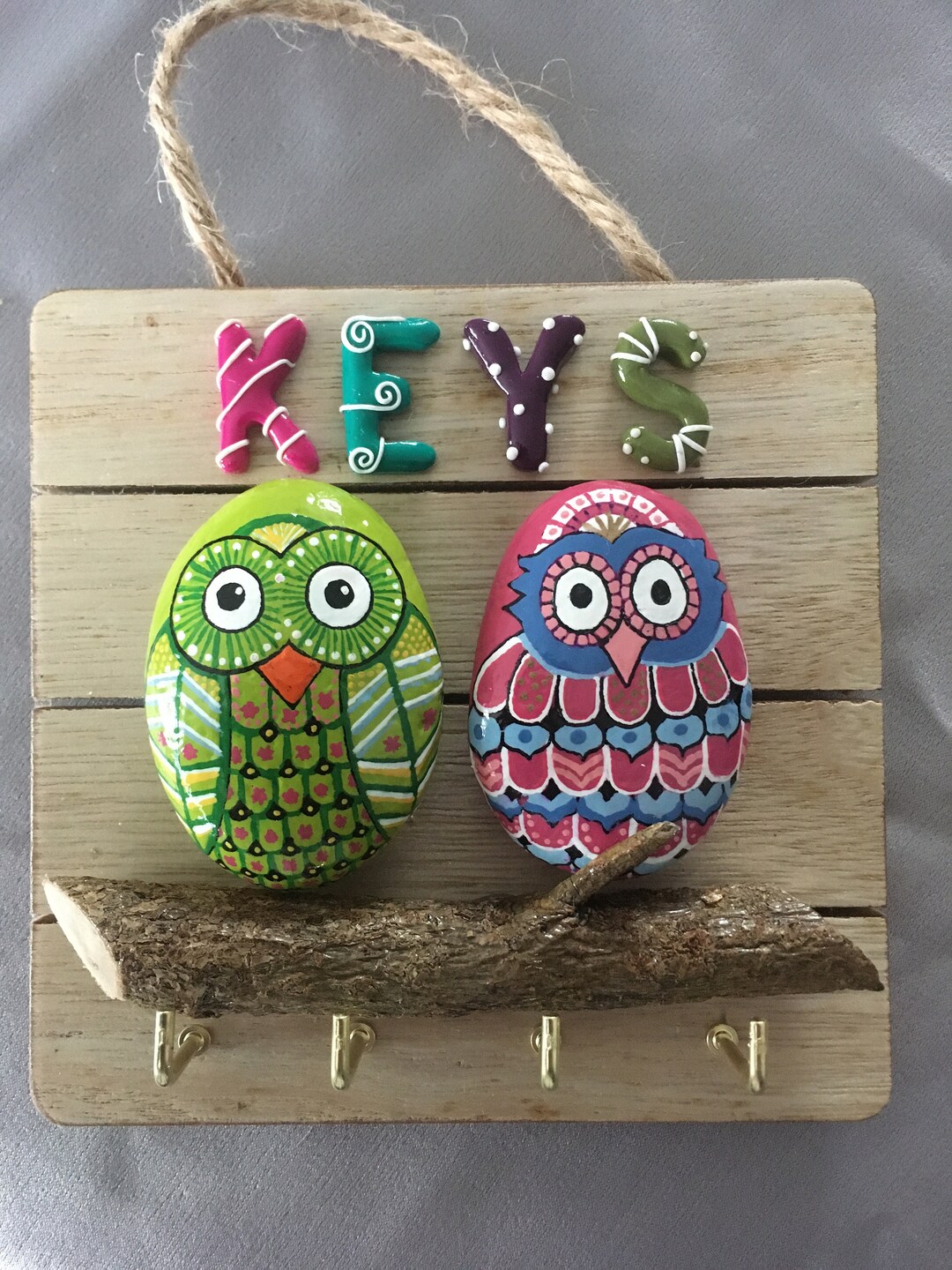 Hanging Key Plaque/ Holder - Etsy