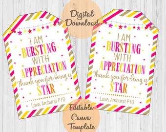Starburst Candy Template | Etsy
