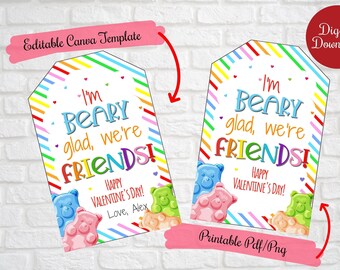 Gummy Bear Valentine | Etsy