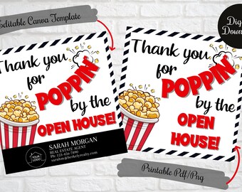 Popcorn Thank You - Etsy