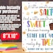 Sweet Salty Treat Appreciation Sign, Staff Appreciation Table Sign ...