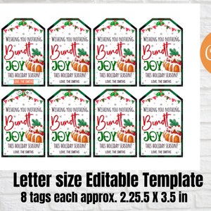 Wishing You Nothing Bundt Joy This Holiday Season christmas | Etsy