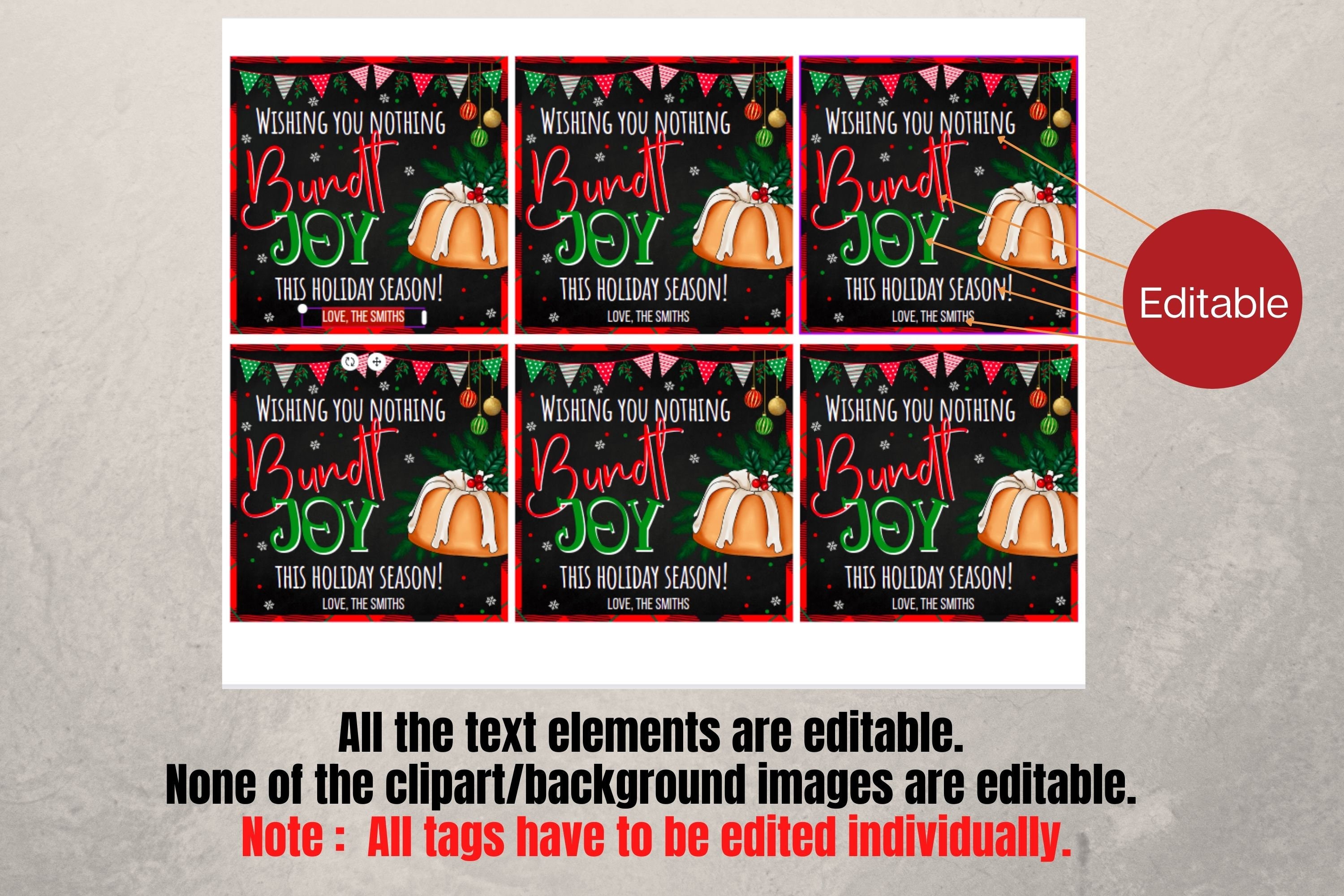 Wishing You Nothing Bundt Joy This Holiday Season ,christmas Bundt Cake ...