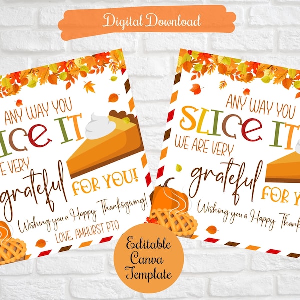 Thanksgiving Tags - Etsy