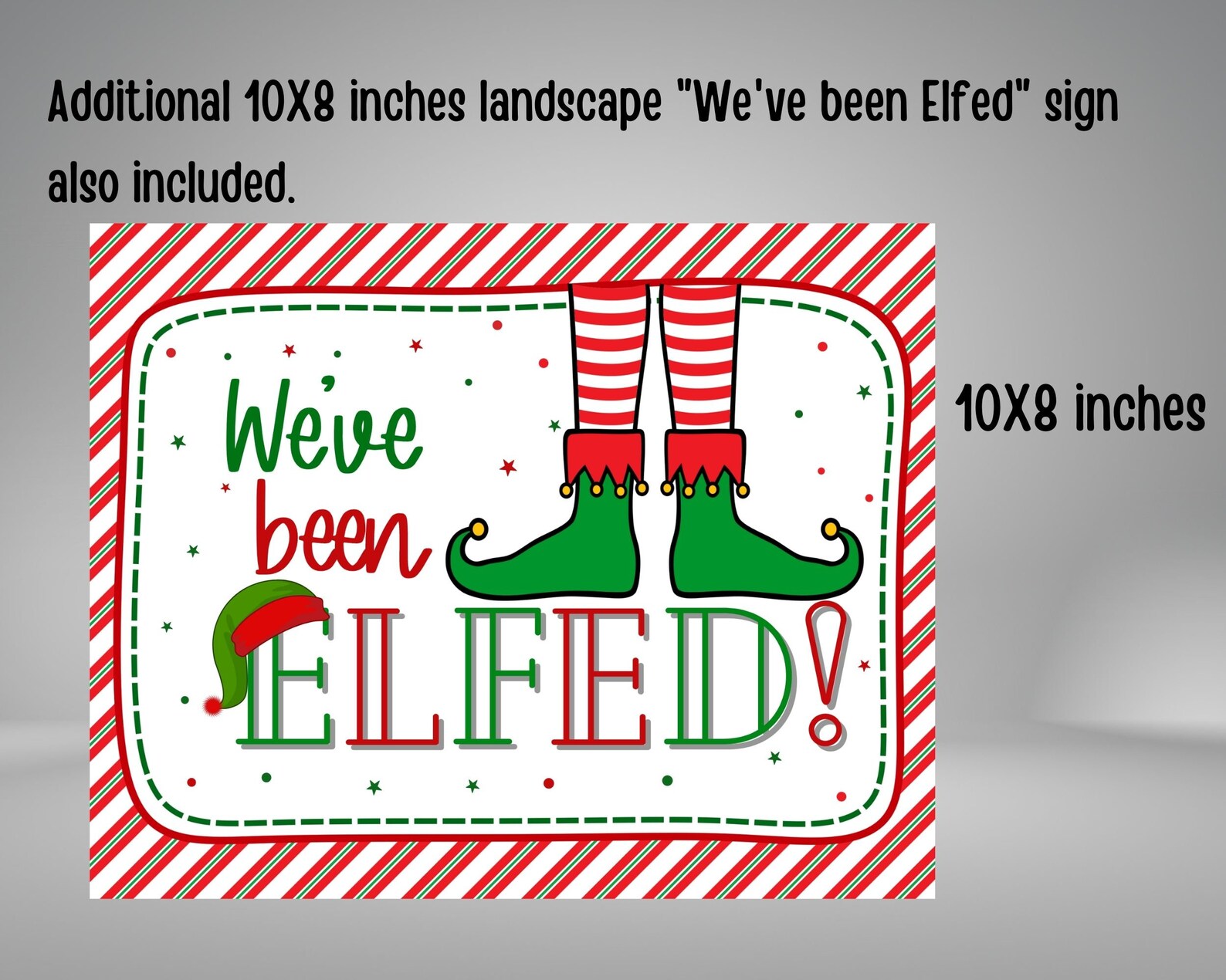 You've Been Elfed We've Been Elfed Sign Christmas - Etsy