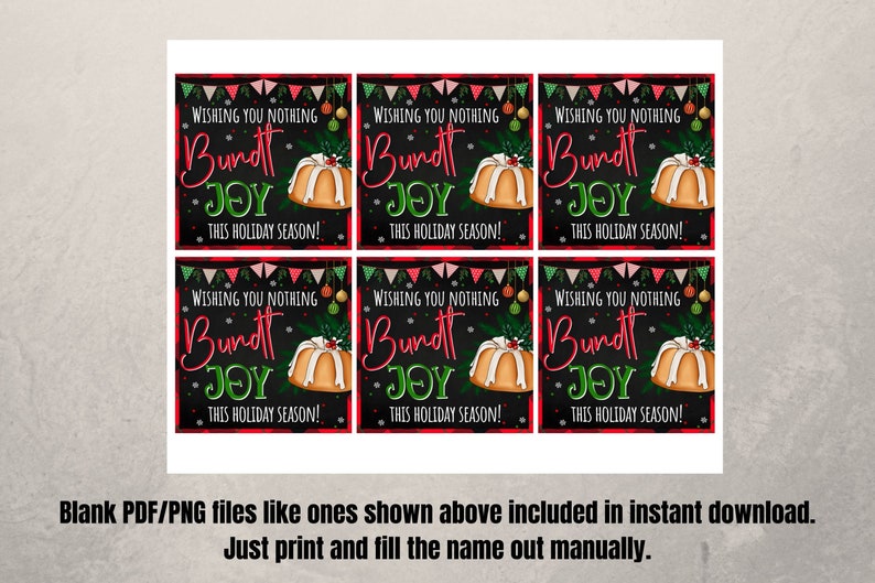 Wishing You Nothing Bundt Joy This Holiday Season ,christmas Bundt Cake ...