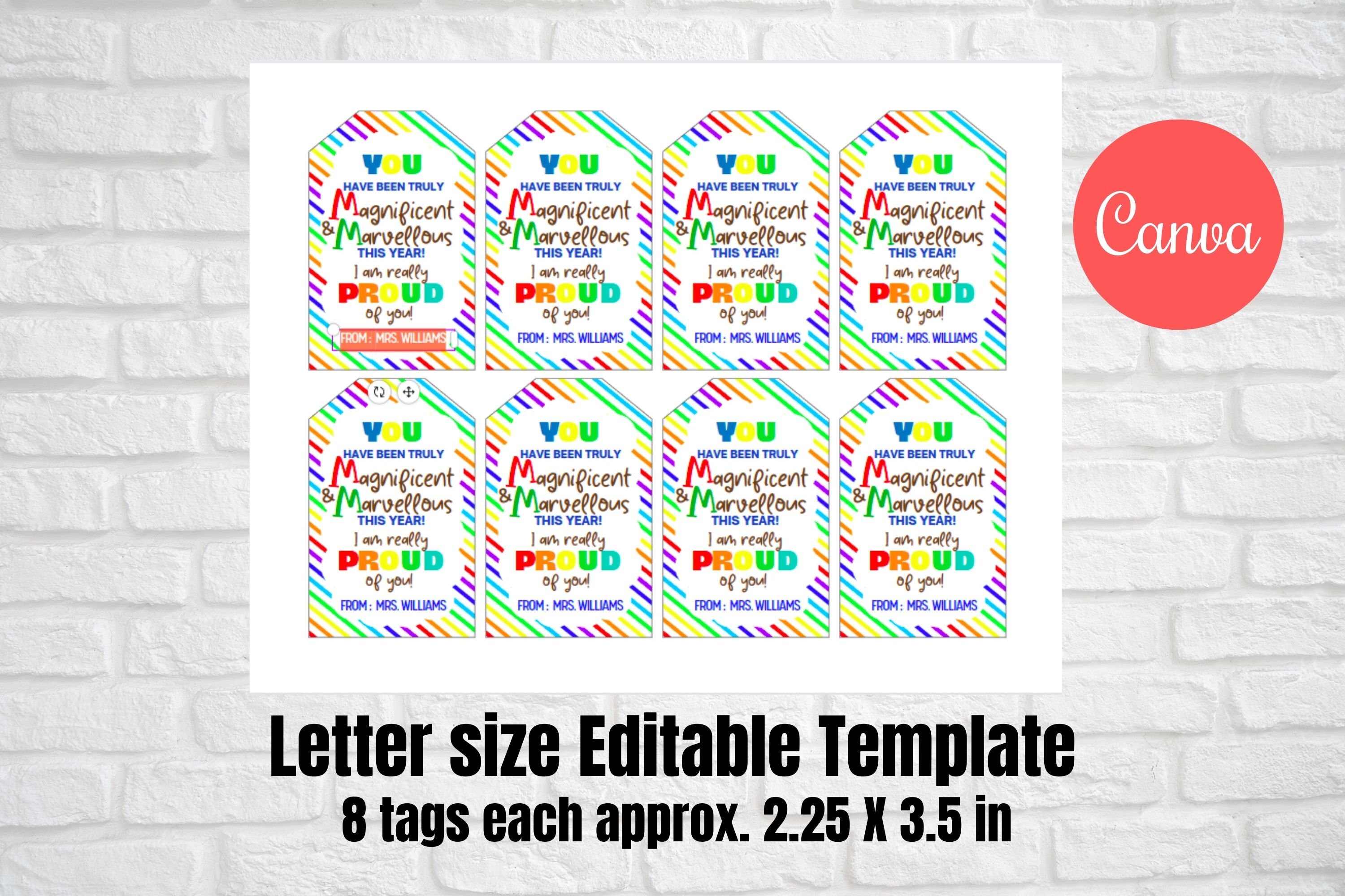 Magnificent and Marvellous Gift Tags for Students From - Etsy