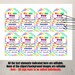M&M Candy Gift Tags ,thank You for Being Magnificient and Marvellous ...