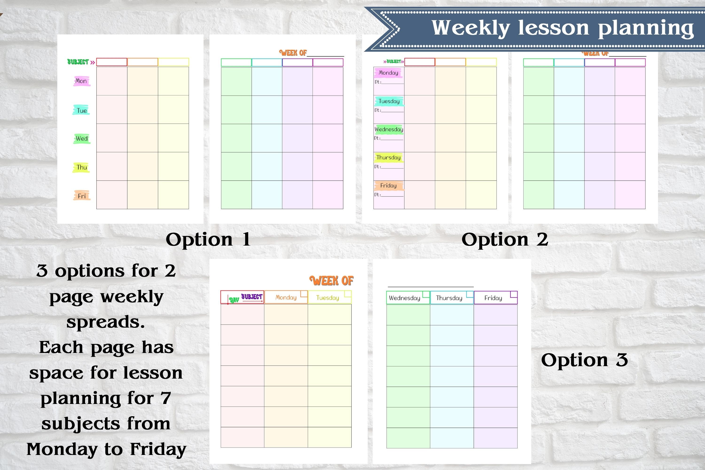 2022 2023 Teacher Planner Printable Binder Inserts Digital - Etsy UK