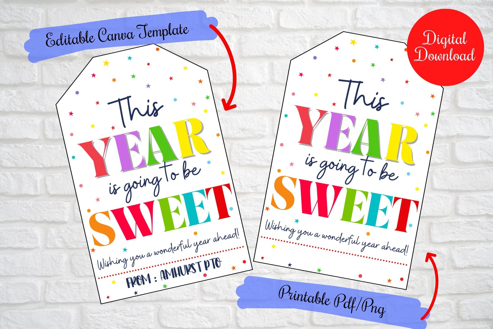 Editable Back to School Gift Tags for Candies Cookies Sweet Treats ...