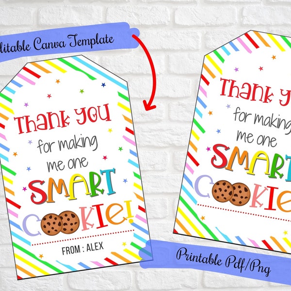 Mentor Candy Template - Etsy