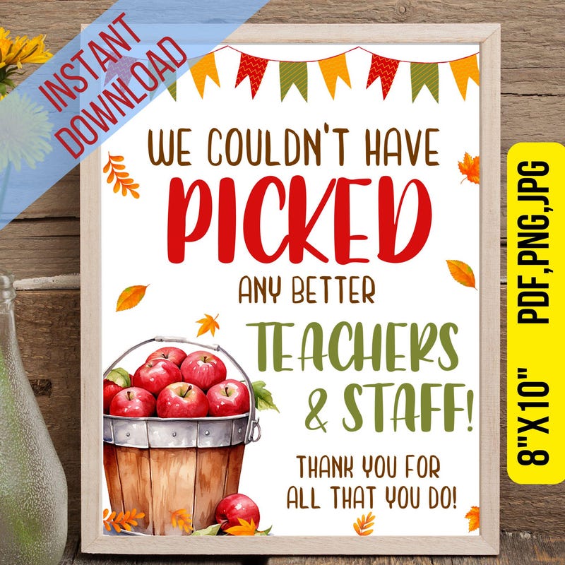 Picked Better Staff Sign - Etsy