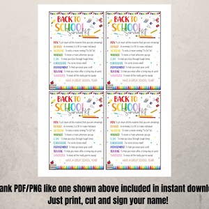 Editable Back to School Survival Kit, School Supplies Gift Tag ...