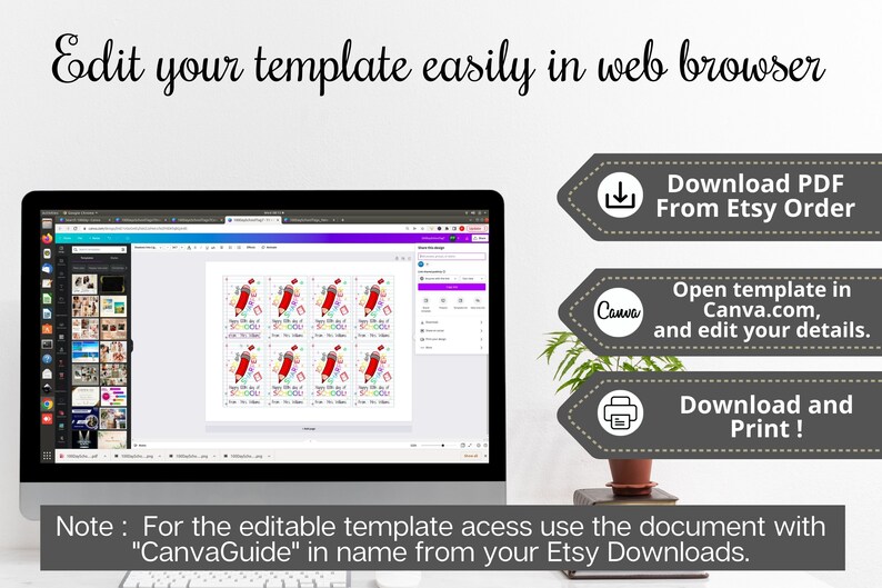 100th Day of School Pencil Gift Tags for Students, 100 Days Sharper ...