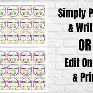 First Day of School Bubbles Gift Tags I Am Bubbling With - Etsy