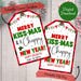 Merry Kissmas and a Chappy New Year Gift Tags,christmas Lip Balm ...