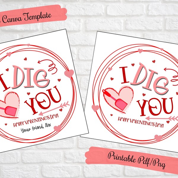I Dig You Valentine - Etsy