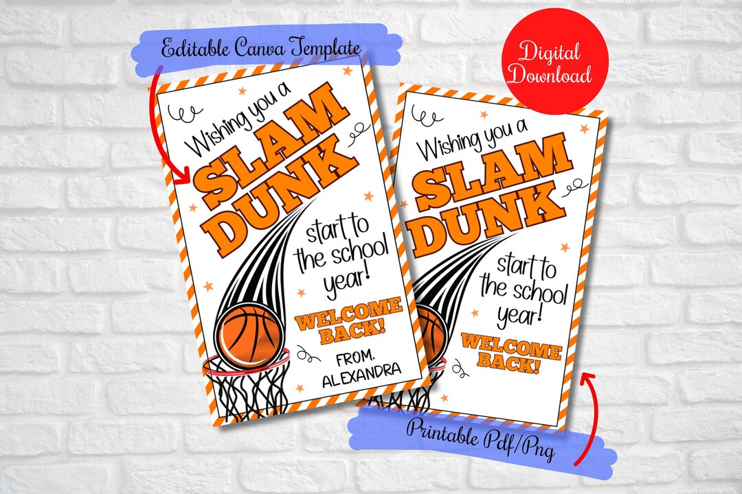 Wishing You a Slam Dunk Start to the School Year, Basketball Back to ...