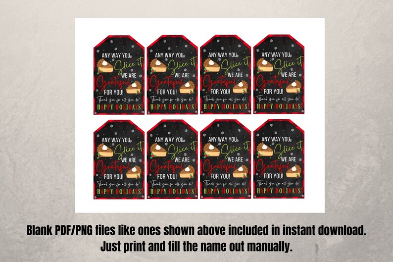 Anyway You Slice Itwe Are Grateful for Youchristmas - Etsy