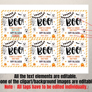 Boo Heres a Treat for You, Halloween Teacher Student Gift Tags ,school ...