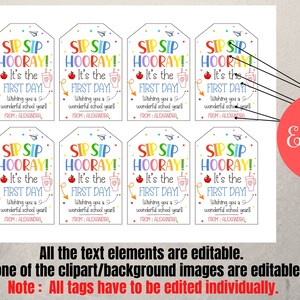 Sip Sip Hooray, It's the First Day, Back to School/college Tumbler, Cup ...