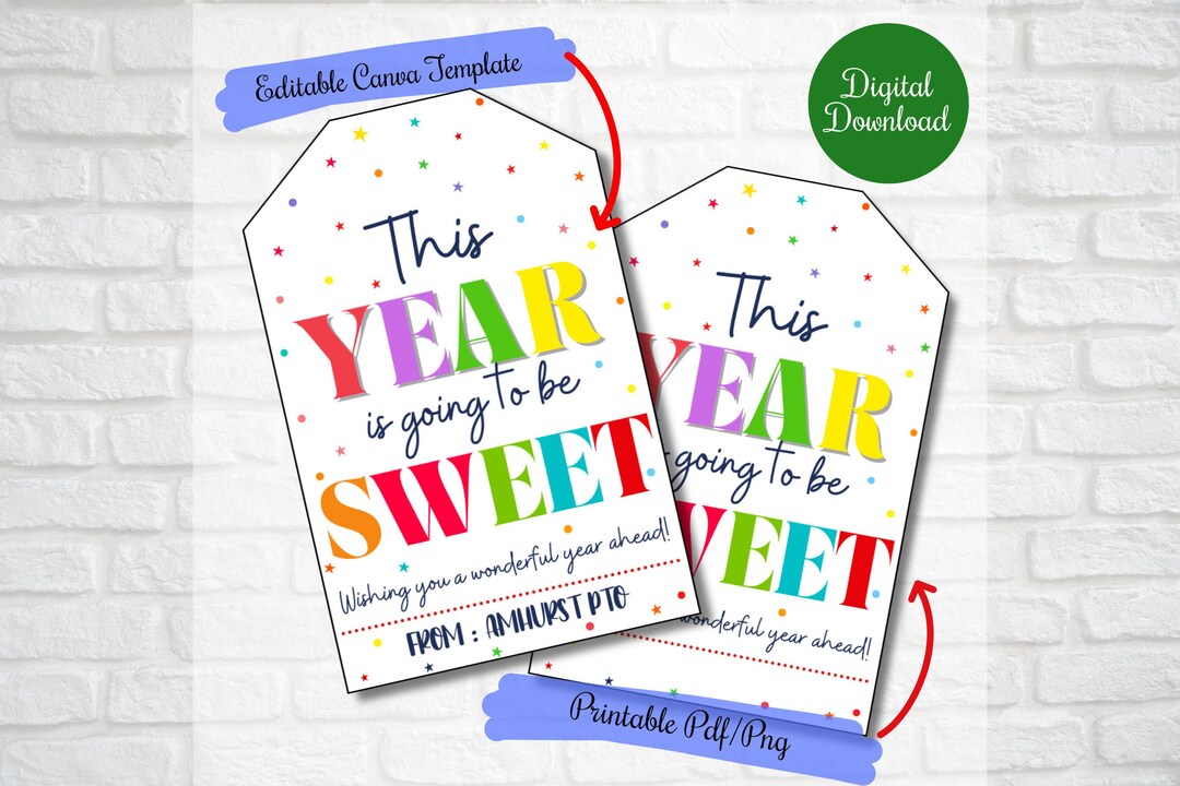 Editable Back to School Gift Tags for Candies Cookies Sweet Treats ...