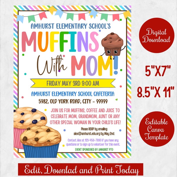 Muffins With Mom - Etsy