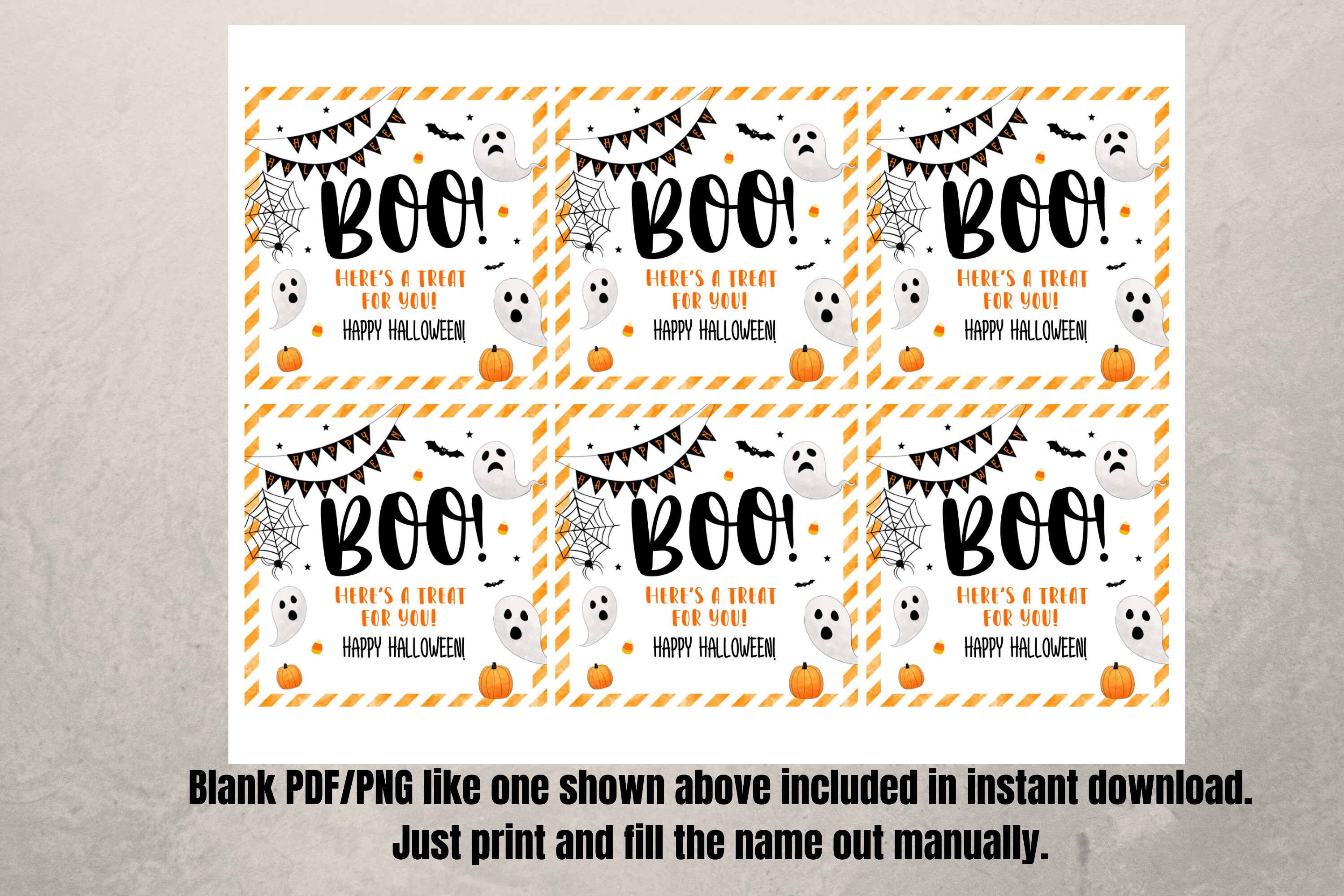 Boo Heres a Treat for You, Halloween Teacher Student Gift Tags ,school ...