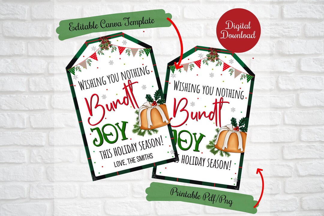 Wishing You Nothing Bundt Joy This Holiday Season ,christmas Bundt Cake ...