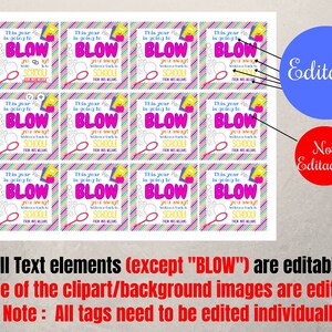 Back to School Bubbles Gift Tags, This Year is Going to Blow You Away ...