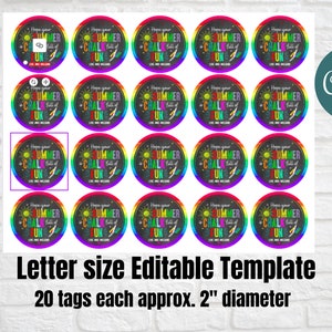 Chalk Full of Fun Gift Tags, End of Year Gift Tags for Students, End of ...