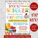 Back to School Teacher and Staff Breakfast Flyer for PTO, PTA ...