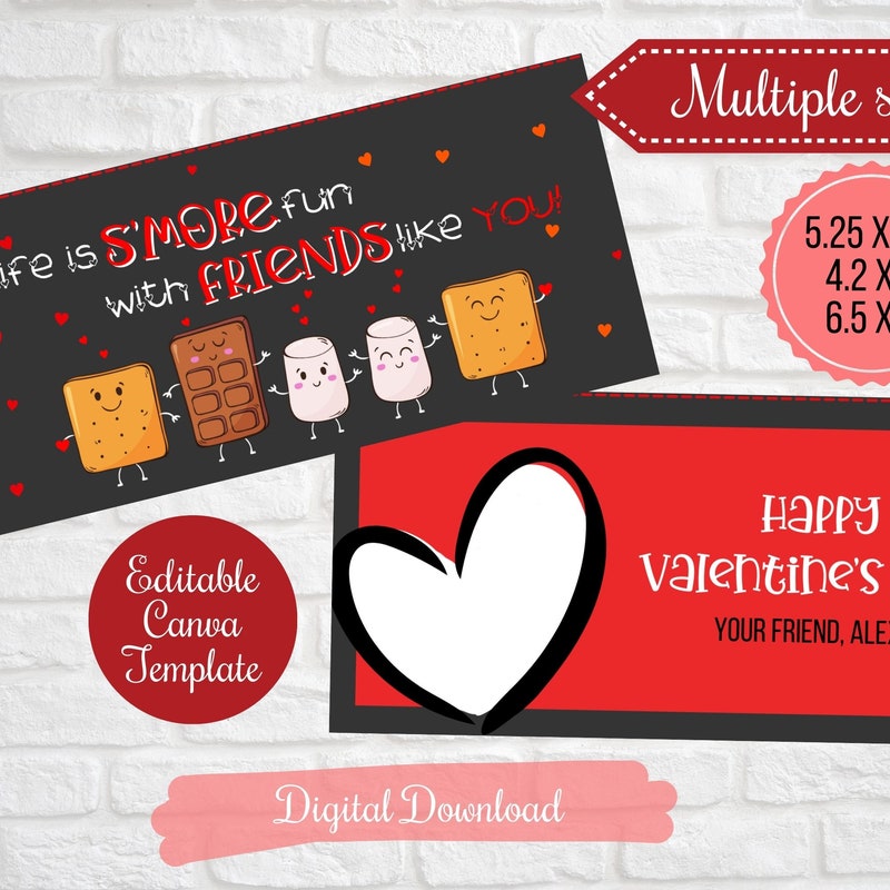 Smores Valentine - Etsy
