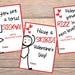 Slang Kids Valentine's Day Cards, Gen Z Alpha Teen Tween Funny ...