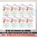 Magical Reindeer Food Printable Tags With Poem, Editable Reindeer Food ...