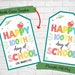 First Day of School Crayons Gift Tags, Here's to a Bright School Year ...
