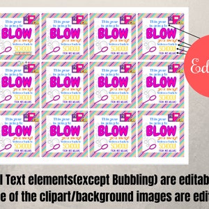 Back to School Bubbles Gift Tags This Year is Going to Blow - Etsy