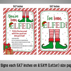 You've Been Elfed Co Worker Printable, I've Been Elfed Office Workplace ...