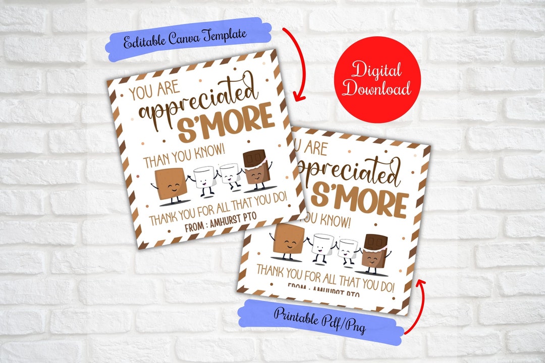 You Are Appreciated S'more Than You Know, Teacher Appreciation Week ...