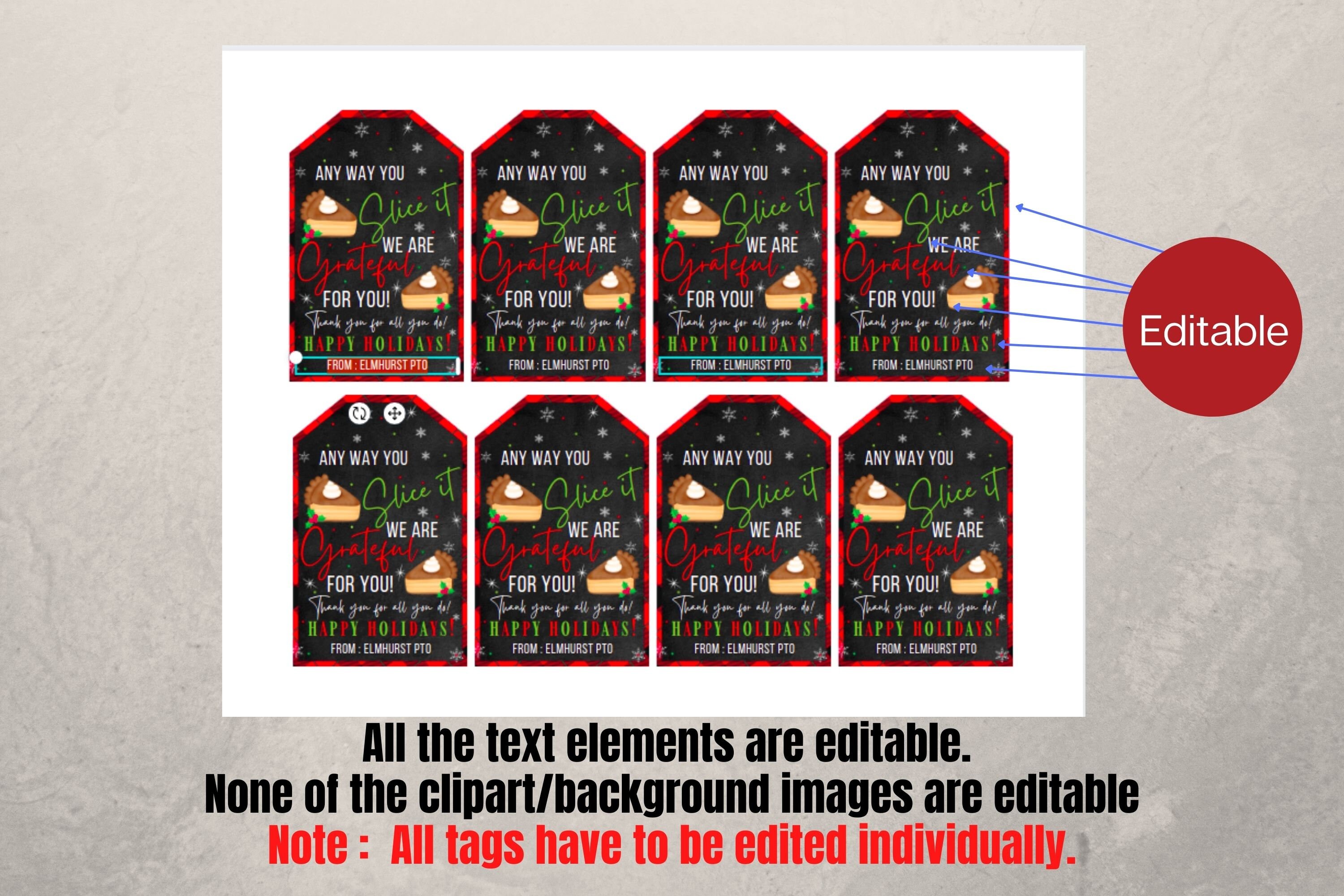 Anyway You Slice Itwe Are Grateful for Youchristmas | Etsy