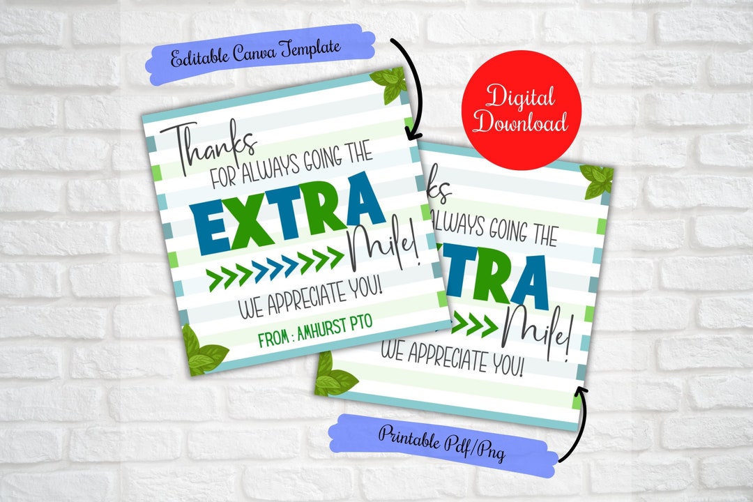 Thanks for Always Going the Extra Mile, Bus Driver, Nurse, Teacher ...