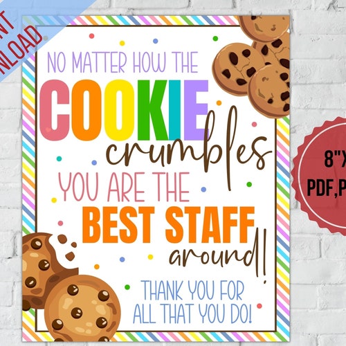 Cookies Teacher Appreciation Table Signno Matter How the - Etsy