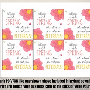 Realtor Spring Pop by Gift Tags for Clients, Ready to Spring Into ...