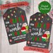 Merry Kissmas and a Chappy New Year Gift Tags,christmas Lip Balm ...
