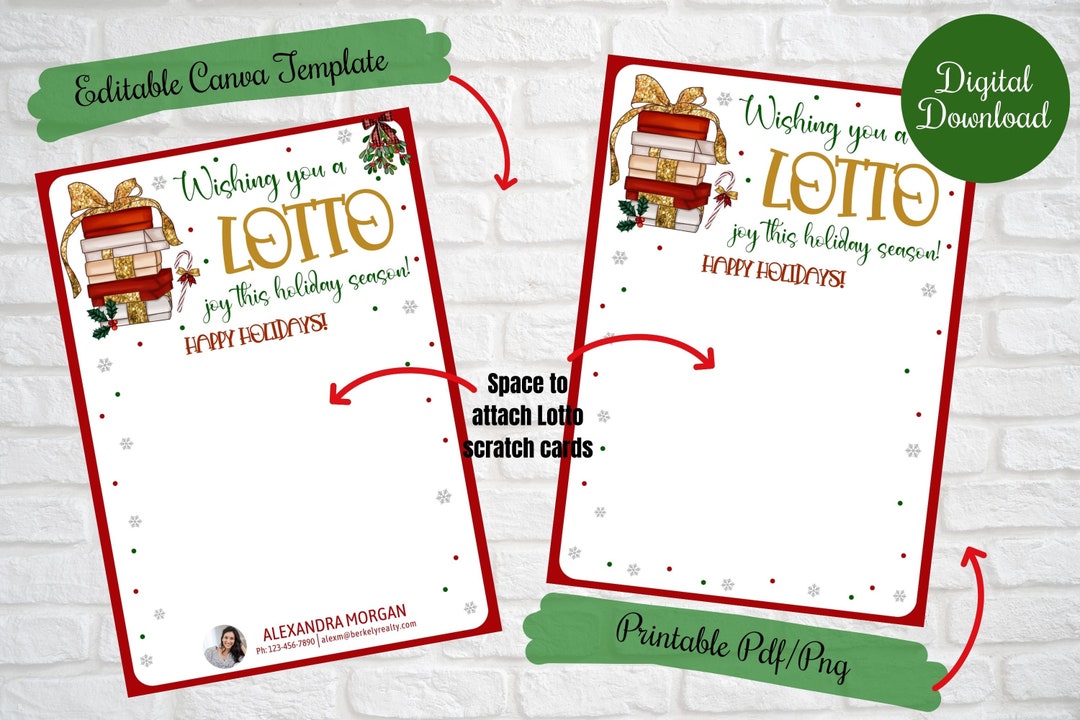 Wishing You a Lotto Joy This Holiday Season, Realtor Christmas Lottery ...