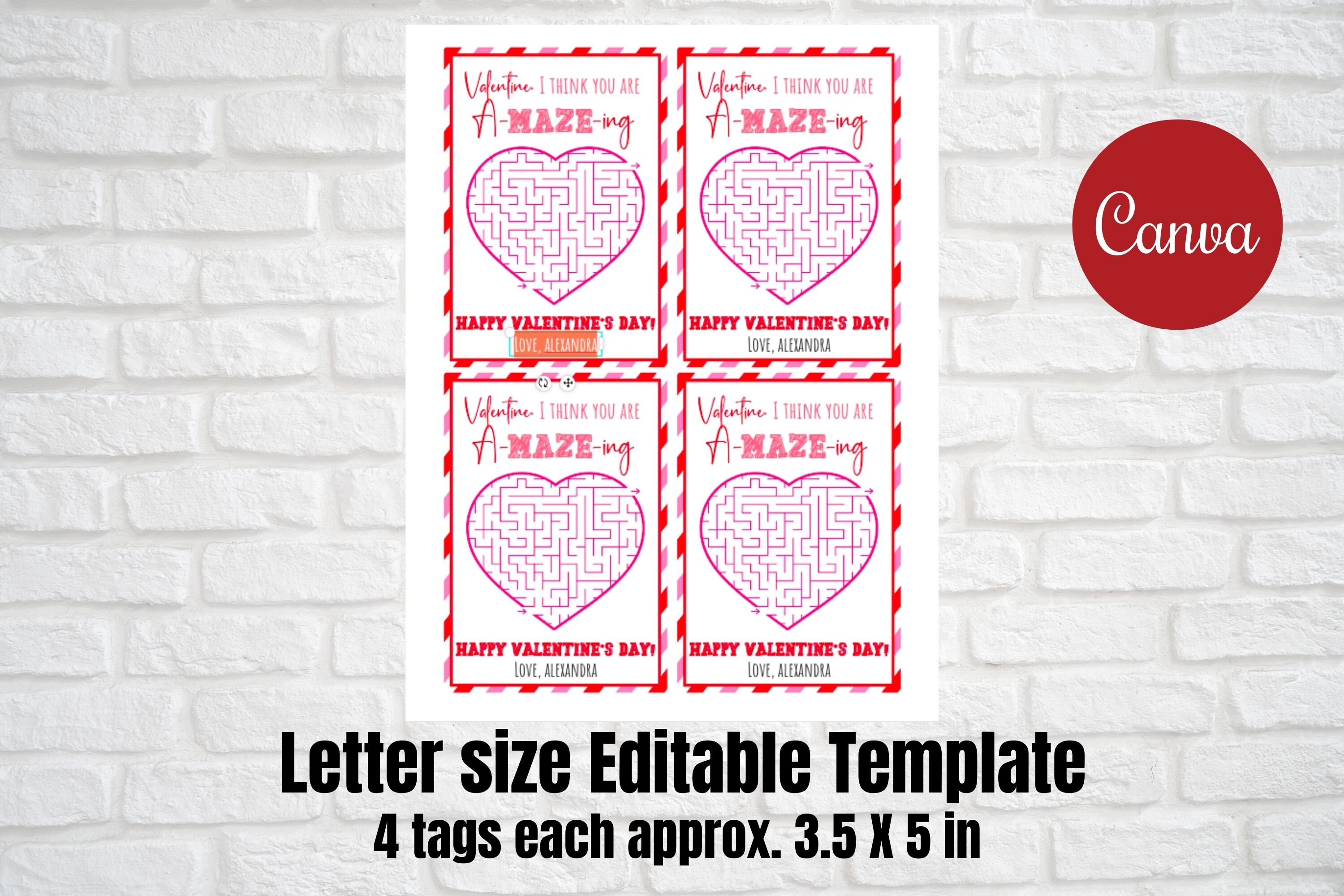Valentine, You Are Amazeing, Printable Maze Valentines Day Card, Pencil ...