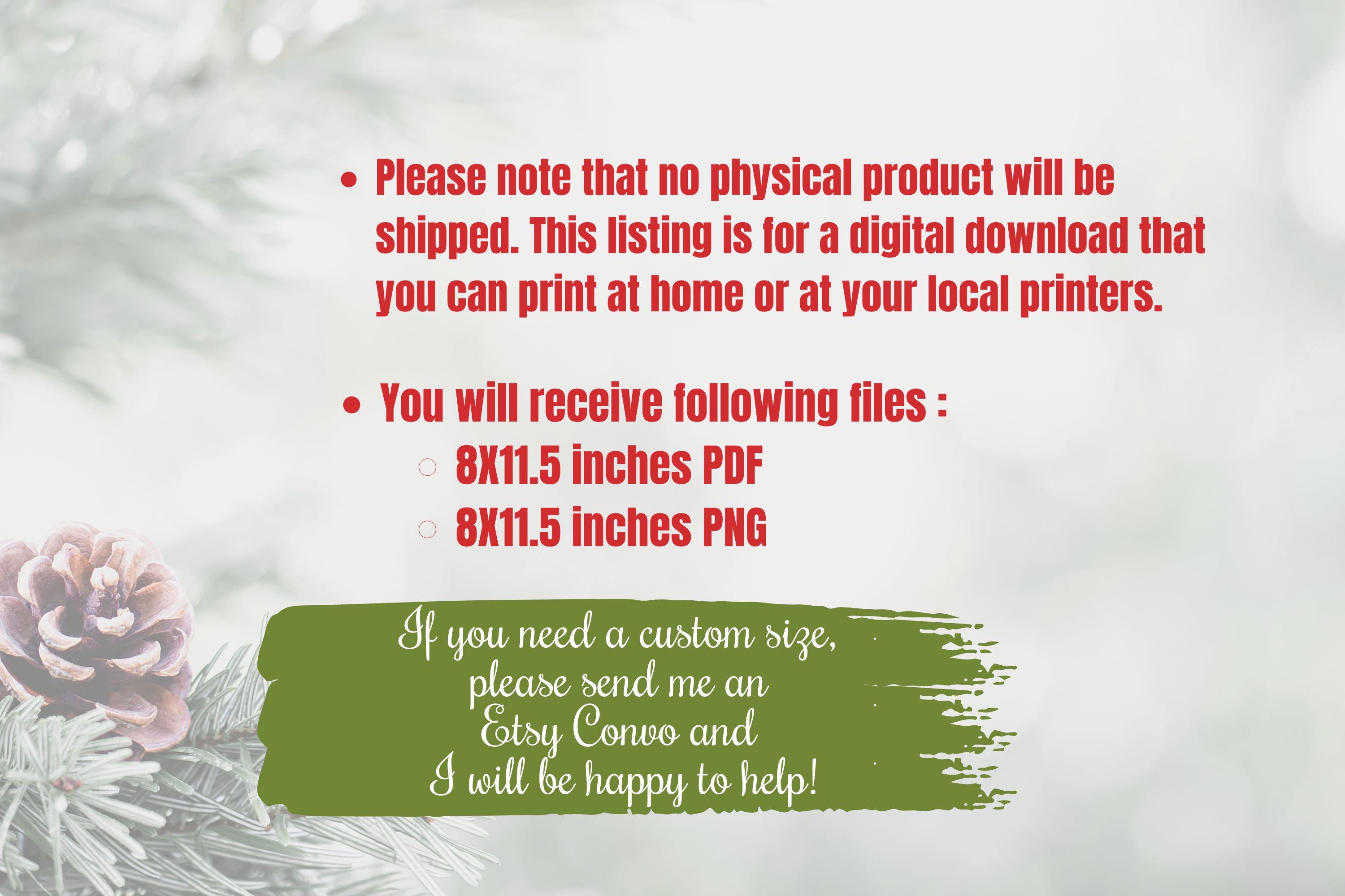 Christmas Wish List Questionnaire for Gift Exchange, Office Work Family ...