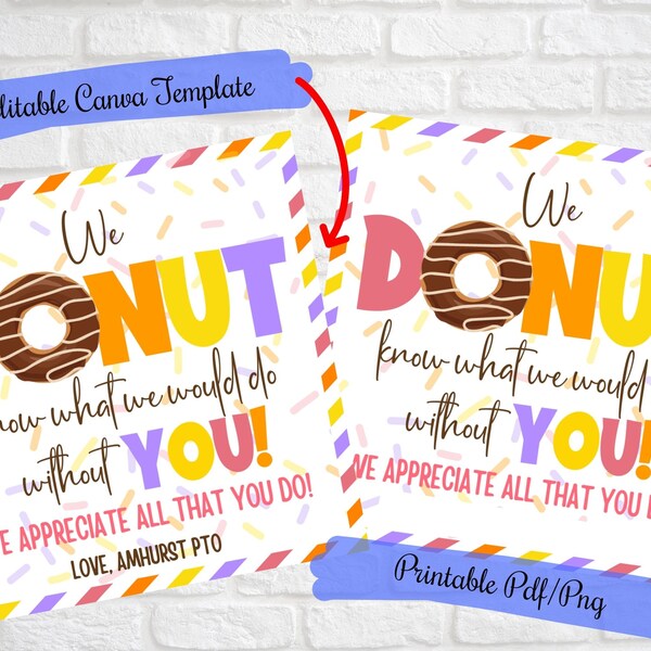 We Donut Know What We Would Do Without You - Etsy
