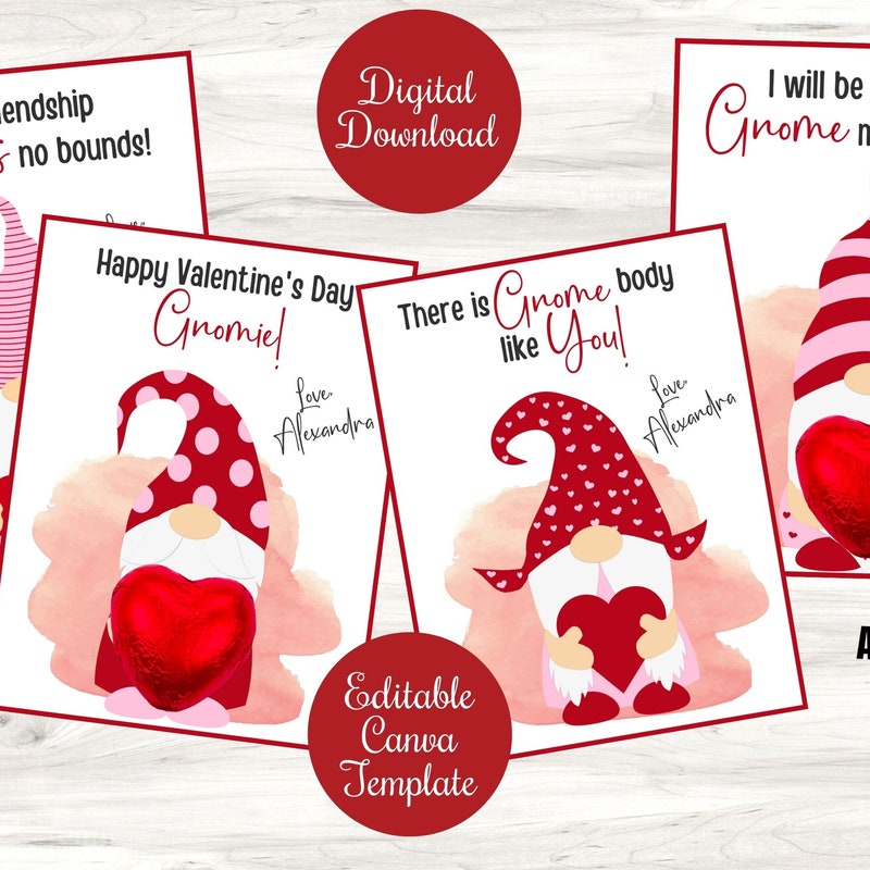 Gnomes Valentine - Etsy